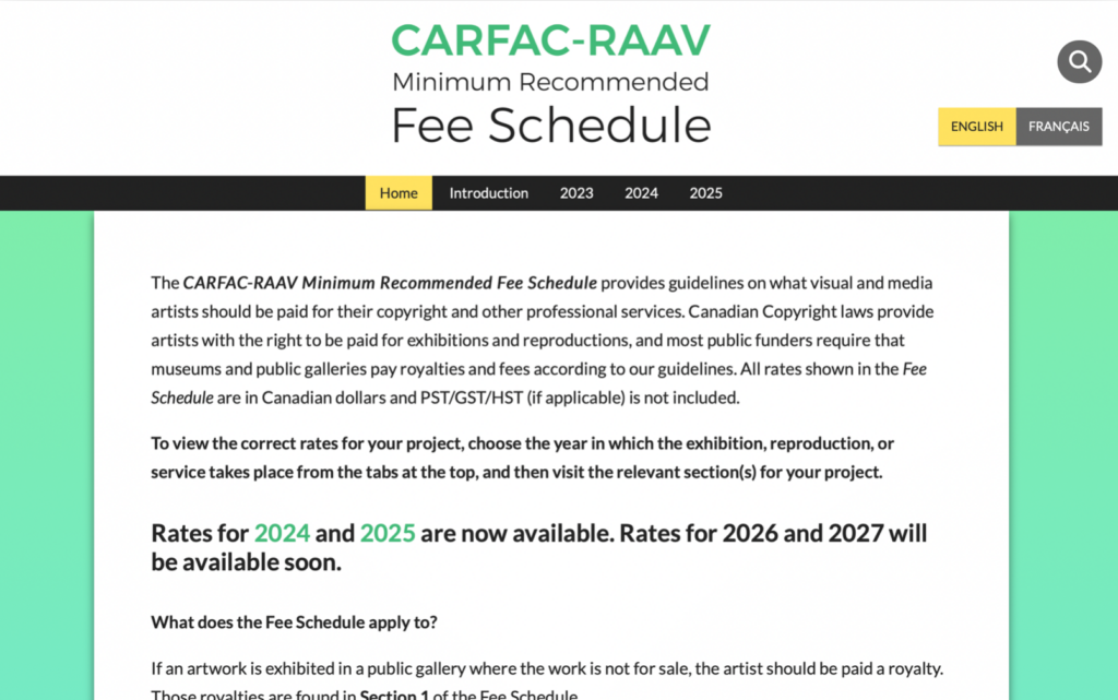 各国報酬ガイドラインの翻訳【カナダ】